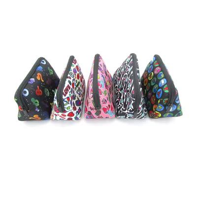 Cina Logo personalizzato Neoprene Sublimazione Borsa Cosmetica Borse di trucco per borse da mano per donne in vendita