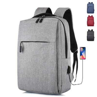 China Black Custom Logo Unisex Ergonomics Anti Theft Smart Nylon Laptop Backpacks with USB for sale