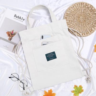 중국 학생 교습 핸드백 사용자 지정 로고 캔버스 랩백 판매용