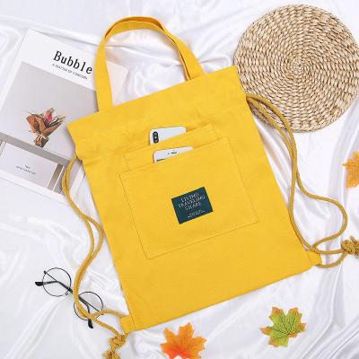 중국 학생 교습 핸드백 사용자 지정 로고 캔버스 랩백 판매용