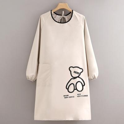 China Custom Print Keuken Kookschort Voor Chef Sublimatie Waterdicht Katoen Polyester Schort Logo Set Te koop