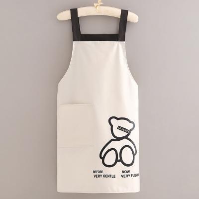 China Custom Print Keuken Kookschort Voor Chef Sublimatie Waterdicht Katoen Polyester Schort Logo Set Te koop