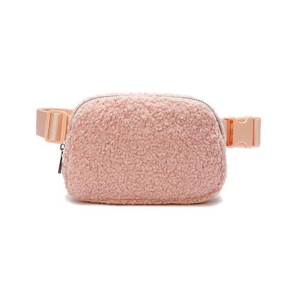 Cina OEM/ODM accettato Donna Sherpa Cute cintura borsa Moda Berbero Vello Fanny Pack in vendita