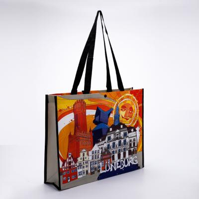 중국 최신 패션 스타일을 위한 맞춤형 재사용 직물 직물 비 직물 식료품 쇼핑백 판매용