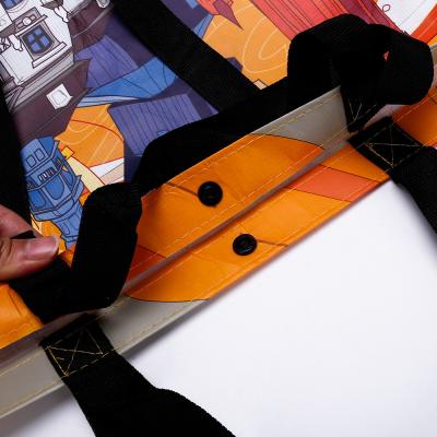 중국 최신 패션 스타일을 위한 맞춤형 재사용 직물 직물 비 직물 식료품 쇼핑백 판매용