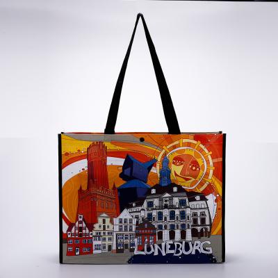 중국 최신 패션 스타일을 위한 맞춤형 재사용 직물 직물 비 직물 식료품 쇼핑백 판매용