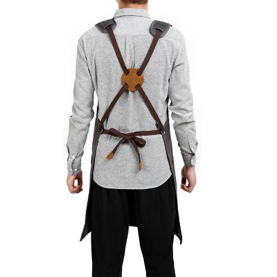 China Custom Heavy Duty Canvas Tool Apron for Working and Chef Cooking BBQ Newest Fashinable for sale
