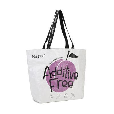 中国 カスタムサイズ ファッション トートバッグ 多色のロゴプリント ラミネート PP織物 販売のため