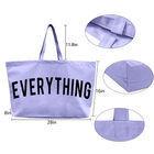 중국 유니섹스 커스텀 프린트 된 직물 쇼핑 토트 가방 대용량 및 사용자 정의 색상 판매용