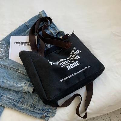 中国 オーダーメイド ロゴ レター 綿 キャンバス トート バッグ ポリエステル コーティング と 大容量 販売のため