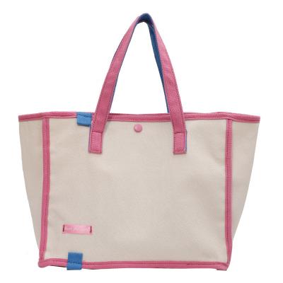 China Fashion Recycled Natural Plain Custom Eco Friendly Print Canvas Cotton Tote Shopping Bag for sale