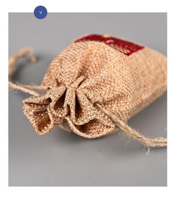 中国 カートゥーン パターン カスタム ダイ 環境 保護 ハンプ ファッション 麻 引き出し ストリング バッグ 販売のため