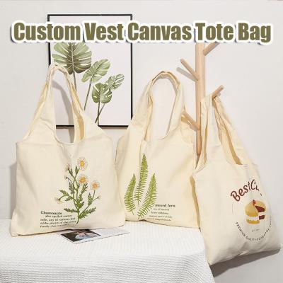 중국 맞춤형 토트 가방 개인화 브랜드로 재활용 가능한 면화 캔버스 쇼핑 가방 판매용