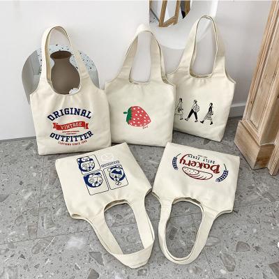 중국 맞춤형 토트 가방 개인화 브랜드로 재활용 가능한 면화 캔버스 쇼핑 가방 판매용