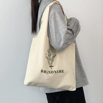 중국 맞춤형 토트 가방 개인화 브랜드로 재활용 가능한 면화 캔버스 쇼핑 가방 판매용