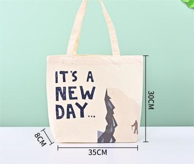중국 최신 패션 재사용 목화 캔버스 토트 가방 판매용
