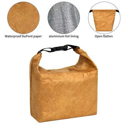 中国 断熱食品 熱アルミホイール デュポント タイベック クラフト紙 ランチクーラー バッグ 販売のため