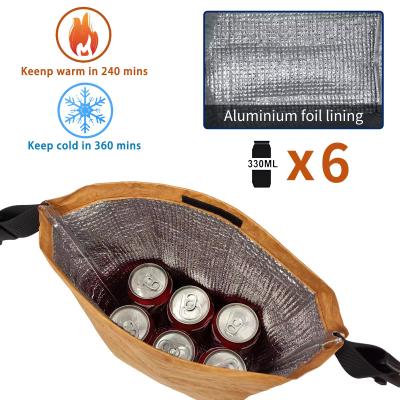 中国 断熱食品 熱アルミホイール デュポント タイベック クラフト紙 ランチクーラー バッグ 販売のため