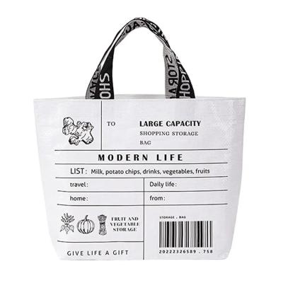 중국 핸들 스타일 개인화 된 토트 쇼핑 가방 사용자 정의 색상 및 다채로운 로고 판매용