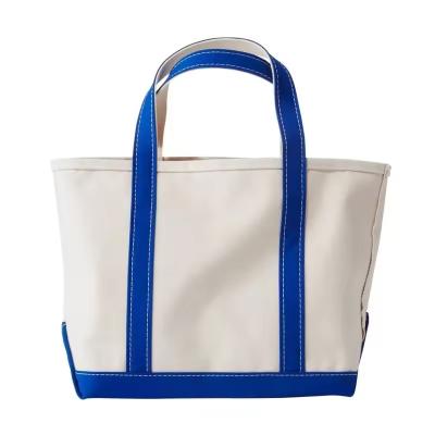 China Bolso de algodón ecológico con logotipo impreso a medida estilo de bucle blando en venta