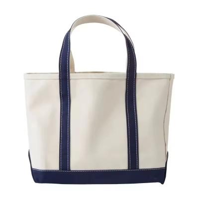 China Bolso de algodón ecológico con logotipo impreso a medida estilo de bucle blando en venta