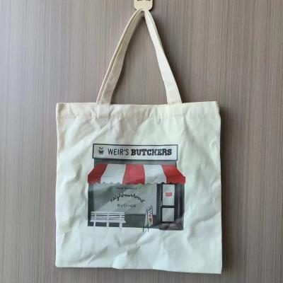 중국 캔버스 쇼핑백 로고로 일반 맞춤식 수블리메이션 빈크 백색 폴리에스터 토트백 판매용