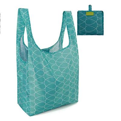 중국 중간 크기의 리프 스톱 재사용 가능한 접기 가능한 접기 가능한 토트 쇼핑 가방 사용자 정의 가능한 디자인 판매용