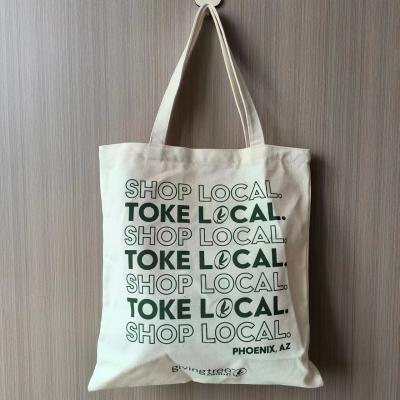 중국 사용자 지정 인쇄 로고 여성 캔버스 솜 토트 가방 소프트 루프 스타일과 중간 크기 판매용