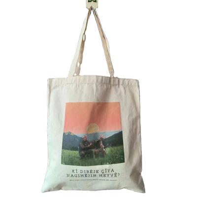 중국 맞춤형 색상 재사용 면화 캔버스 토트 가방 친환경 및 개인화 판매용