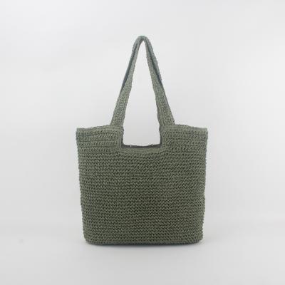 China Accepable OEM/ODM Summer Raffia Straw Tote Bag for Recycled Beach Bag for sale
