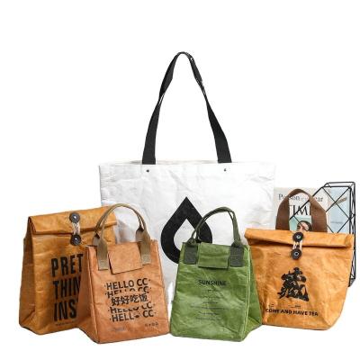 중국 갈색 듀폰 종이 열 가방 단열 점심 냉장고 내구성 및 방수 판매용