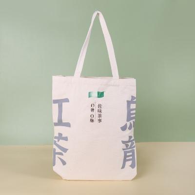 중국 환경 친화적 인 핸들 스타일 사용자 지정 로고 인쇄 캔버스 토트 가방 쇼핑 및 여행 판매용
