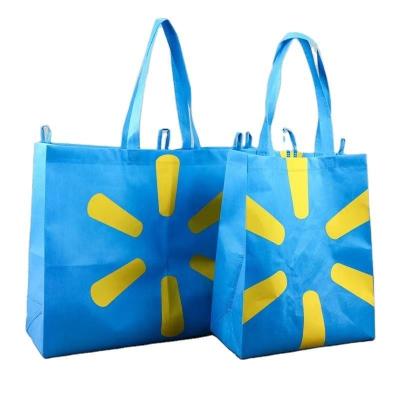 중국 직물 쇼핑 RPET 토트 가방 사용자 지정 로고 인쇄 및 친환경 재료 판매용