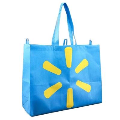 중국 직물 쇼핑 RPET 토트 가방 사용자 지정 로고 인쇄 및 친환경 재료 판매용