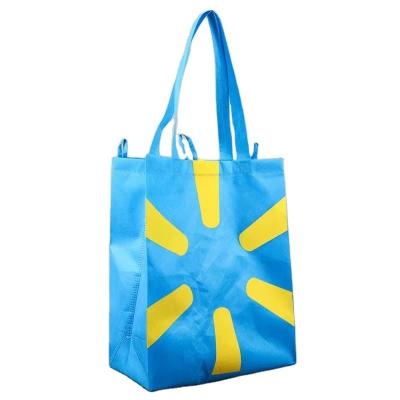 중국 직물 쇼핑 RPET 토트 가방 사용자 지정 로고 인쇄 및 친환경 재료 판매용