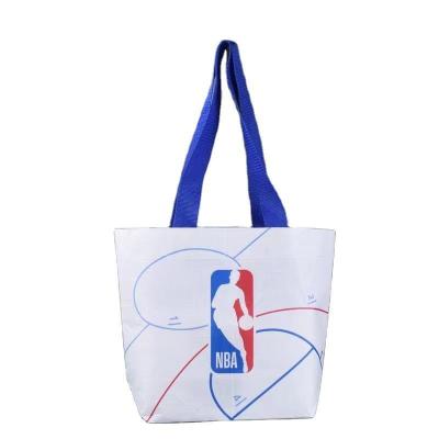 중국 직물 쇼핑 RPET 토트 가방 사용자 지정 로고 인쇄 및 친환경 재료 판매용