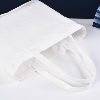 China Custom Logo Bag Square Shape Laminated Waterproof Canvas Cotton Shopping Tote Beach Bag for sale