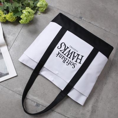 China Logotipo personalizado aceito Saco de Tote de lona durável para moda ao ar livre e além à venda