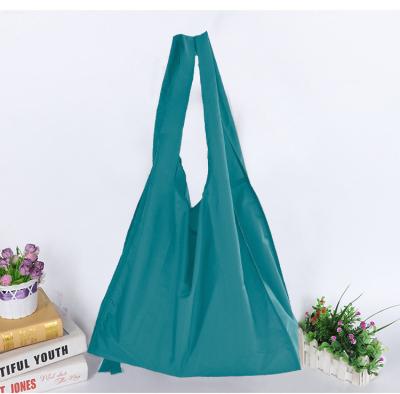 China Customized Logo REPT Eco RPET Polyester Foldable Shopping Bag for Performance for sale