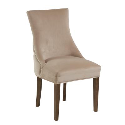 China Velvet Dining Chair with Stud,Hotel Chair,Restaurant Chair, ,Fabric Chair HL-6064 for sale