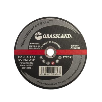 China 9" 230mm X 1.8mm X 22.2mm Stainless Steel Cutting Discs Angle Grinder Using EN 12413 for sale