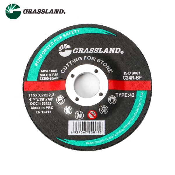 Quality Stone Cutting Discs 115mm Diameter Resin Bonded with Reinforced Fiberglass for Precise Vibration Free Cutting Applications for sale