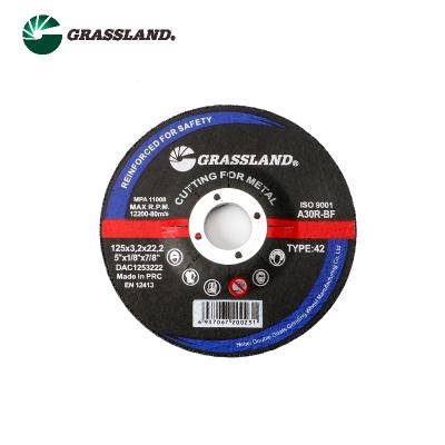 China Abrasive Metal Cutting Discs 125mm Diameter Thin Resin Wheels with Self Sharpening Grain for Consistent Cutting on Metal Surfaces for sale