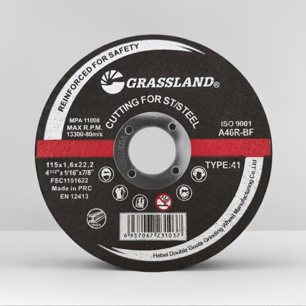 Quality GRASSLAND 4.5 Inox Cutting Disc 115 X 1.6 for Contaminant-Free Cutting of Inox for sale
