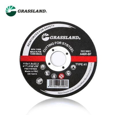 China Roda eliminada de aço inoxidável ultra fina de 115X1.6X22 A46-R-BF T41 à venda