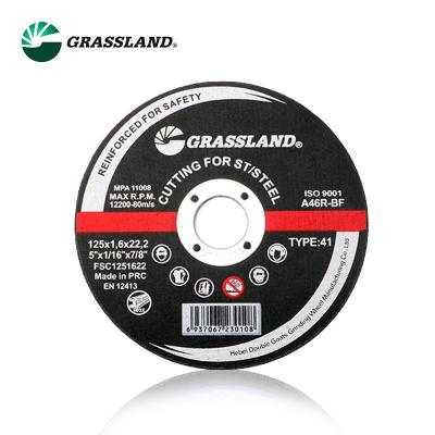 China 125X1.6mm Inox abrasivo metal de 5 polegadas que corta discos à venda