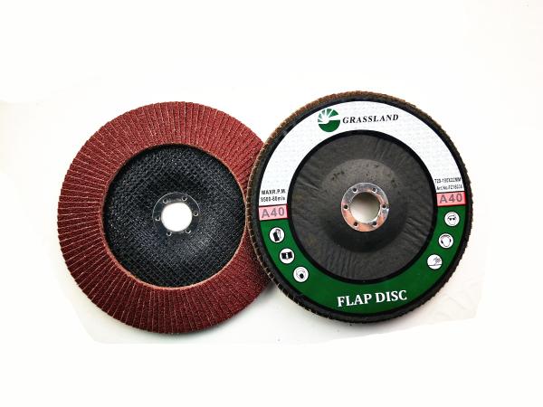 Quality Aluminium Oxide Fibre Backed P40 180x22mm Conical Flap Disc for sale