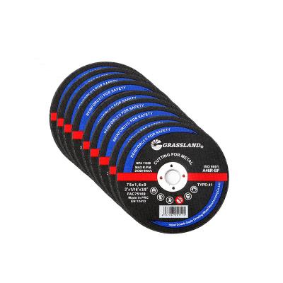 Quality 75mm 3" Metal Exhaust Ultra Thin 1mm Air Grinder Cutting Disc for sale