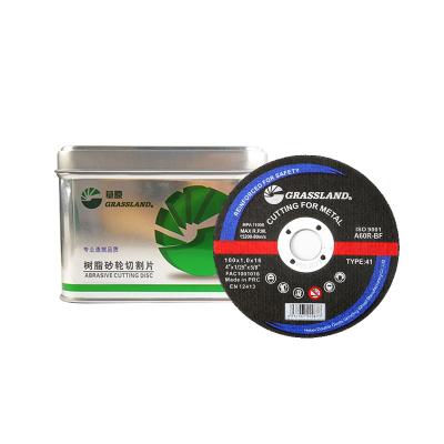 China Carbon Steel Right Angle Grinders 4" Abrasive Metal Cutting Discs for sale