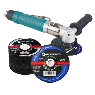 China Type 27 180x6.0x22.23mm Metal Cut Off Wheel For Angle Grinder for sale